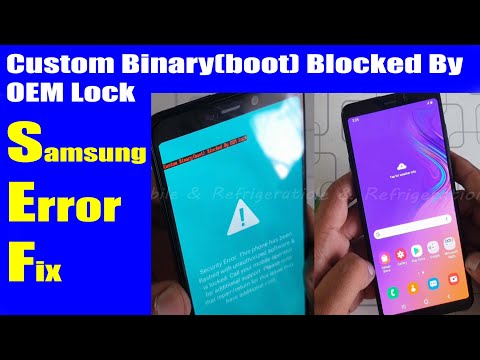 How to Fix Samsung Error Fix [Custom Binary(boot) Blocked By OEM Lock] | Urdu Hindi