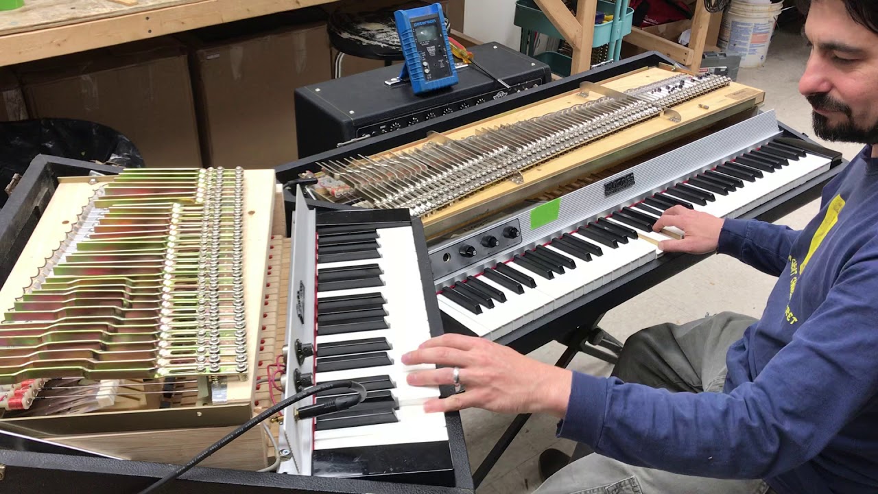 Fender Rhodes Bass piano with 73 note Rhodes Piano - YouTube