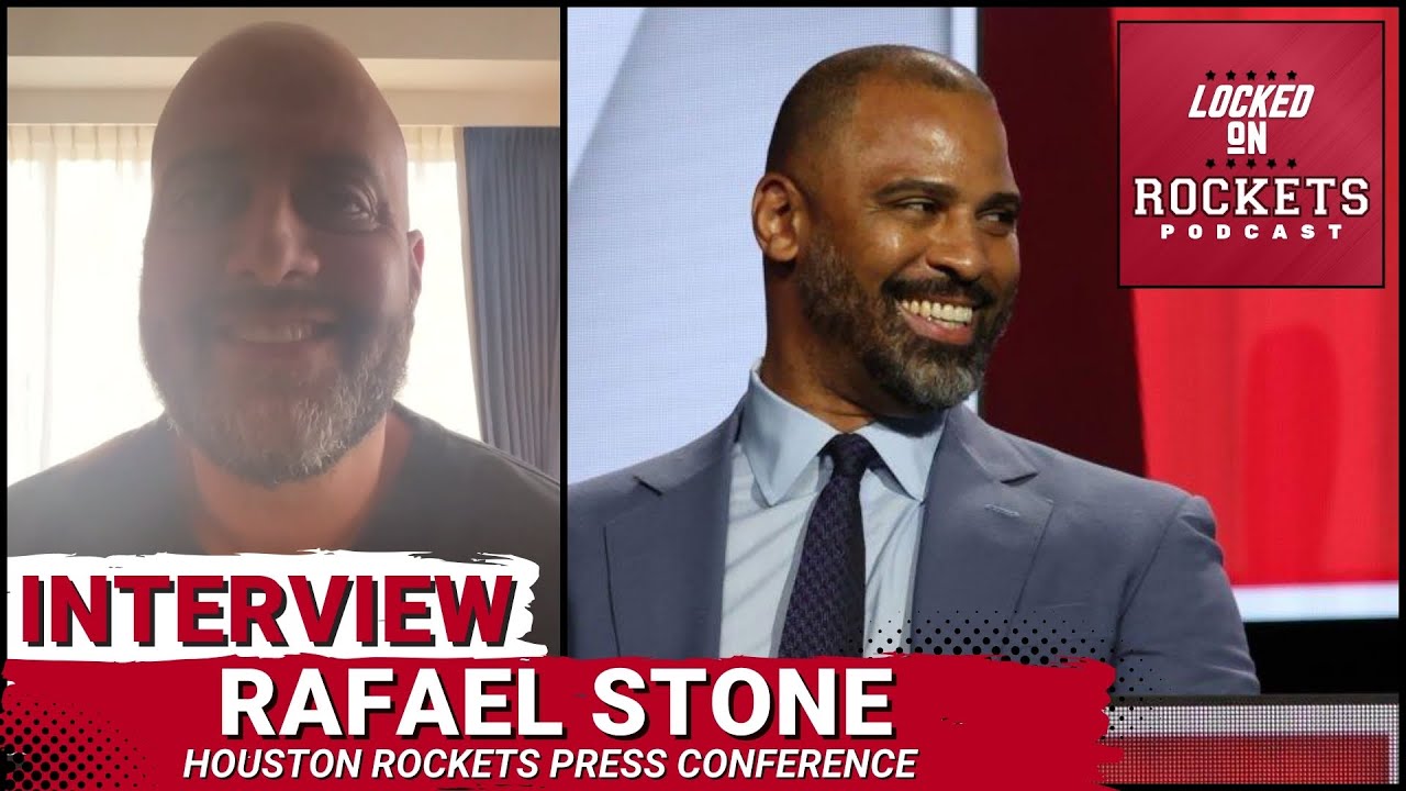 Rafael Stone | Houston Rockets Press Conference After NBA Draft Lottery ...