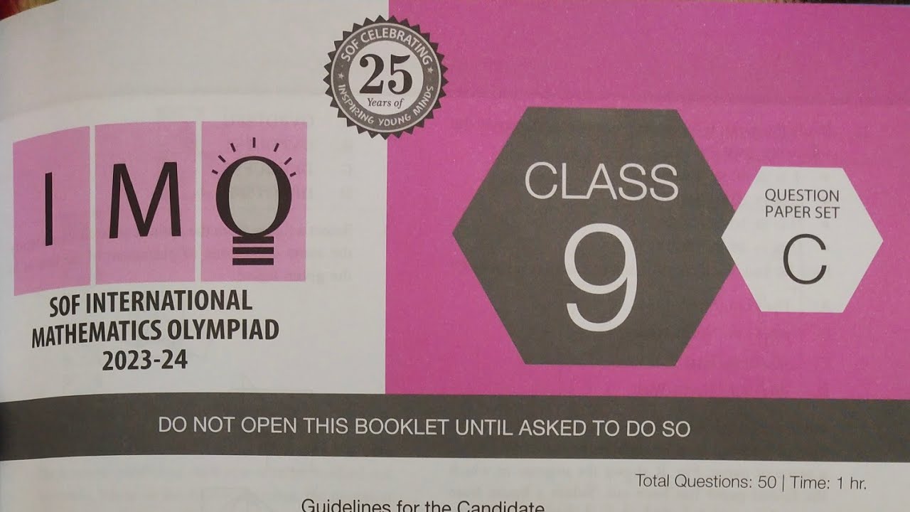 Class 9 IMO Set-C Solution | Maths Olympiad Class 9 Answer Key 2023-24 | IMO Solutions 2023-24# ...