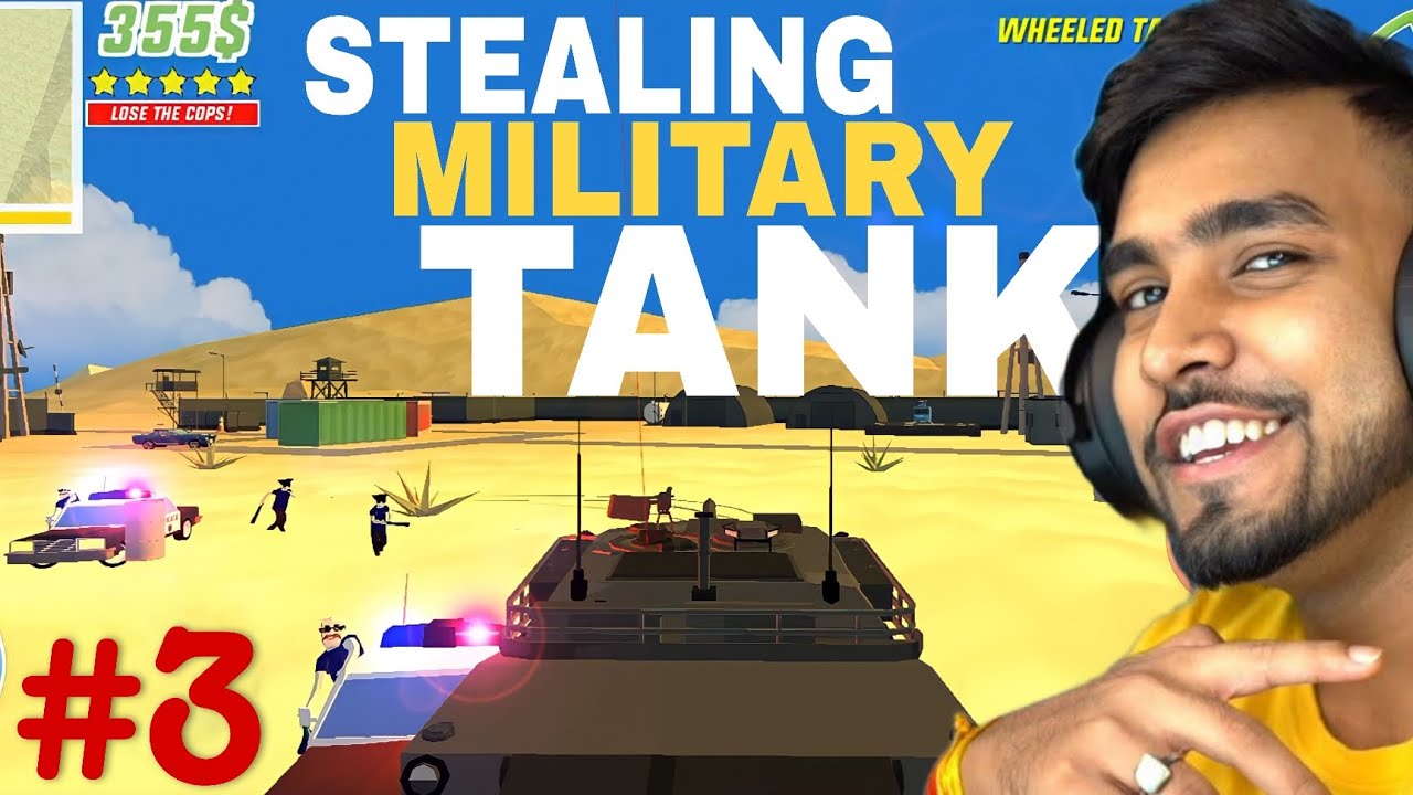 STEALING TANK FROM MILITARY || DUDE THEFT WAR || SASTA GTA 5 || - YouTube