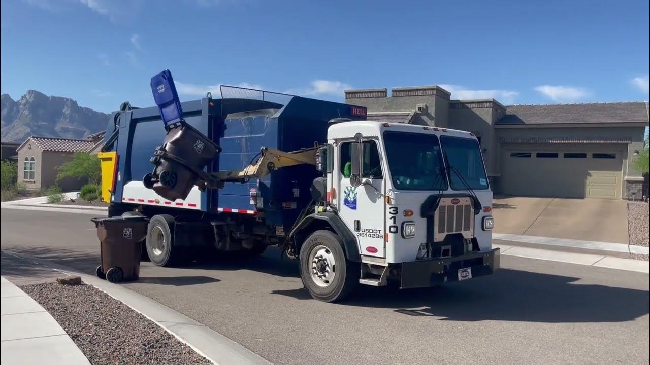 Waste Connections of Arizona Tucson Ex Phoenix Peterbilt 520 Heil ...