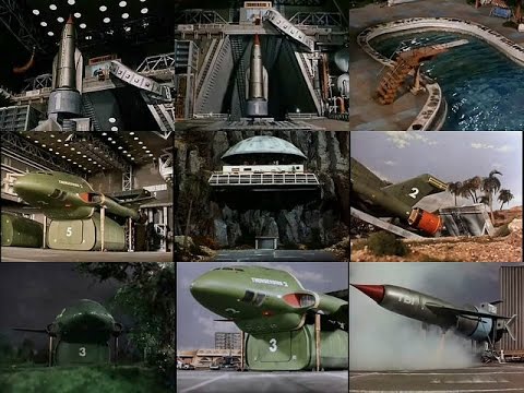 Launch sequence of Thunderbirds 1 and 2 - YouTube