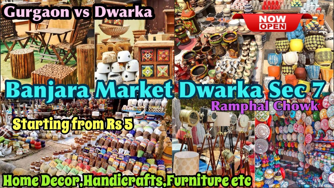 Banjara Market Dwarka Delhi 2024 | Banjara Market Latest Video ...