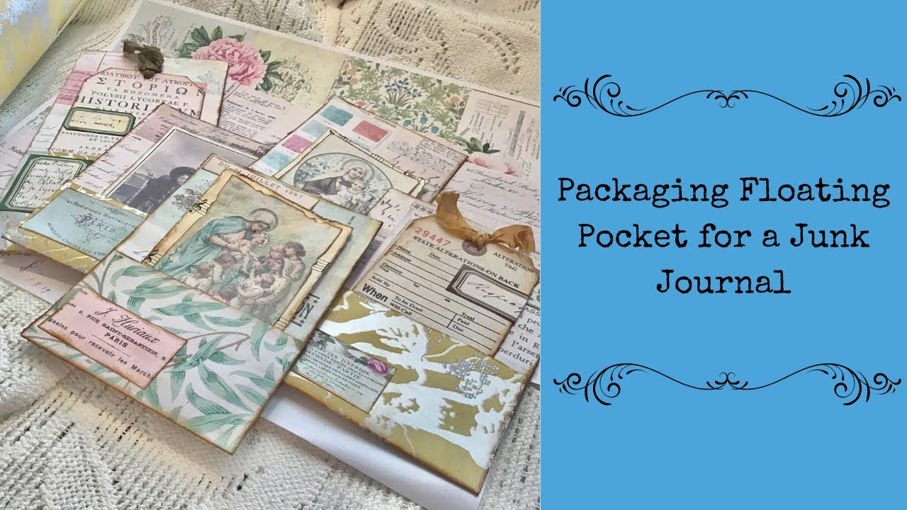 Packaging Floating Pocket for Junk Journals - YouTube