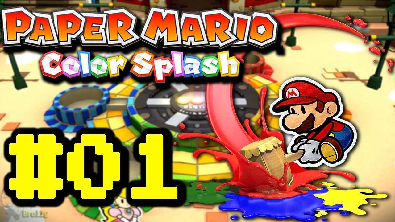 Color Splash Paper Mario Kamek