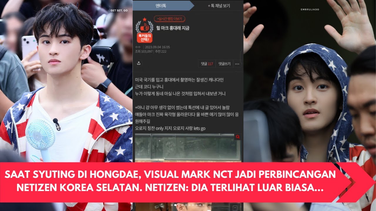 VISUAL MARK NCT SAAT SYUTING DI HONGDAE JADI PERBINCANGAN NETIZEN KOREA ...