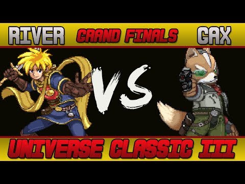 Universe Classic III - SSF2 Beta - RiVer (Isaac) Vs. Gax (Fox)  - Grand Finals