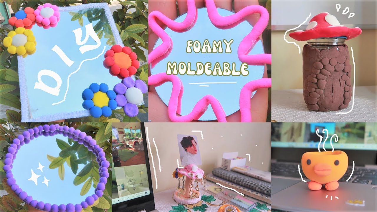 ~🌱 part 2: diy con foamy moldeable (aesthetic) I sabby - YouTube