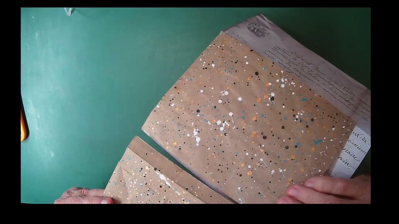 Kraft Paper Bag "Thingie" !!! DTP 49dragonflies, Video #4 FINISHING UP! - YouTube