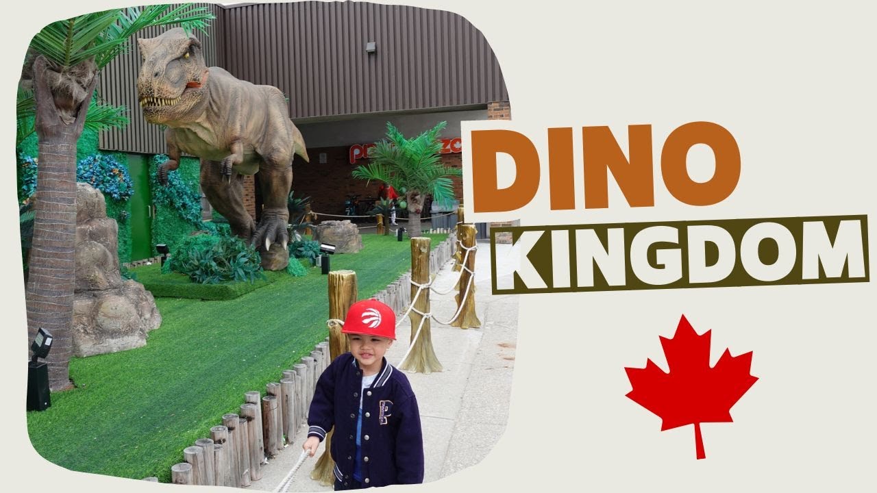 Geo Journals: Dino Kingdom Canada Tour - Woodside Square - YouTube