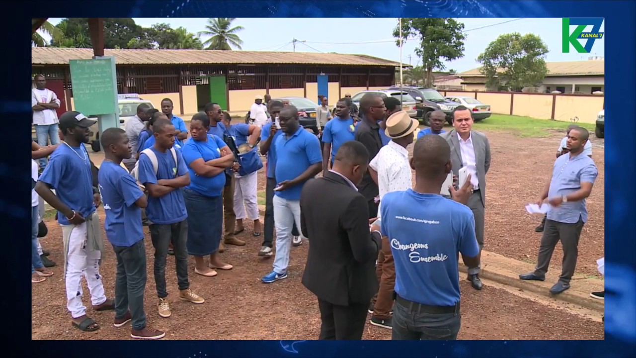 Reportage KANEL7 TV - Réfection de l'école publique Okala par l'AJEV ...
