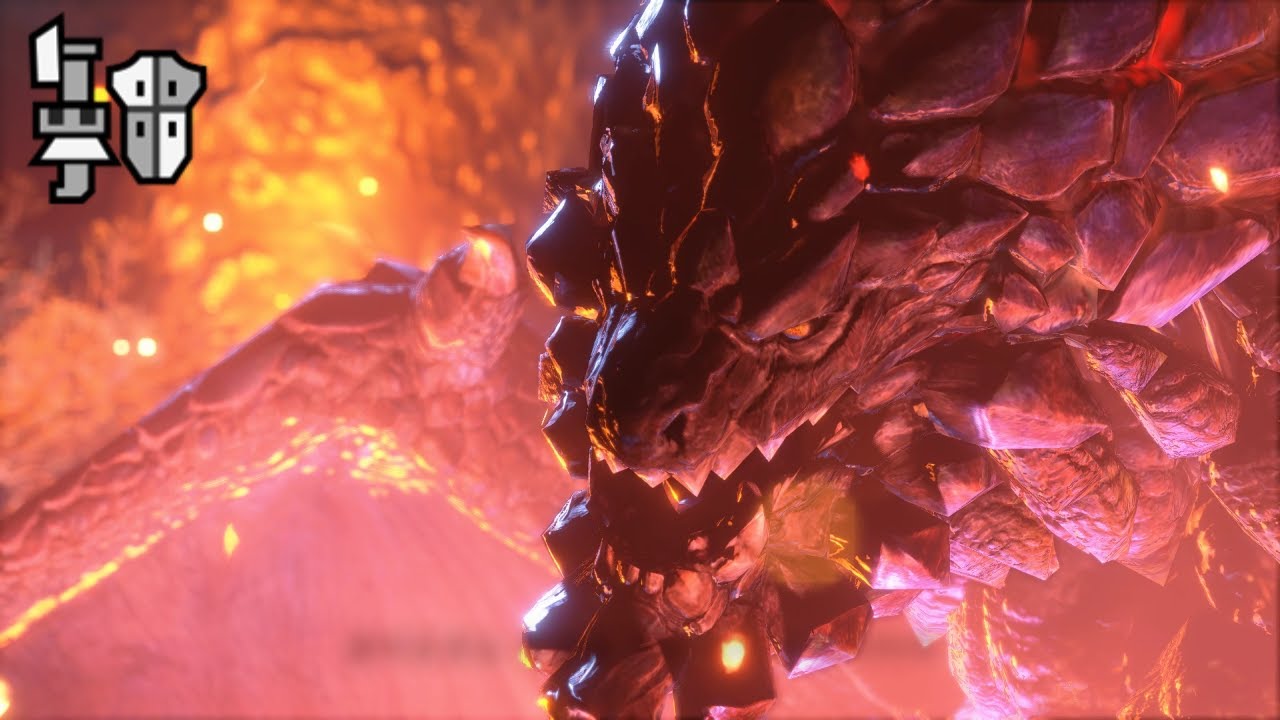 [몬헌 라이즈 선브레이크 PC]홍련의 솟구치는 바젤기우스 건랜스 플레이/[MHR:SB]Seething Bazelgeuse ...