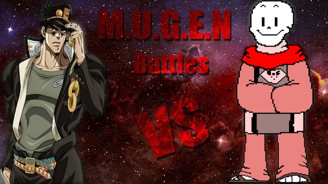 M.U.G.E.N Battles : Jotaro VS Alterswap Papyrus - YouTube