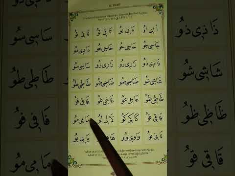 Tecvidli Kuranı Kerim Elif Bası 12.ders.Sayfa 15.Diyanet işleri Başkanlığı Yayınları