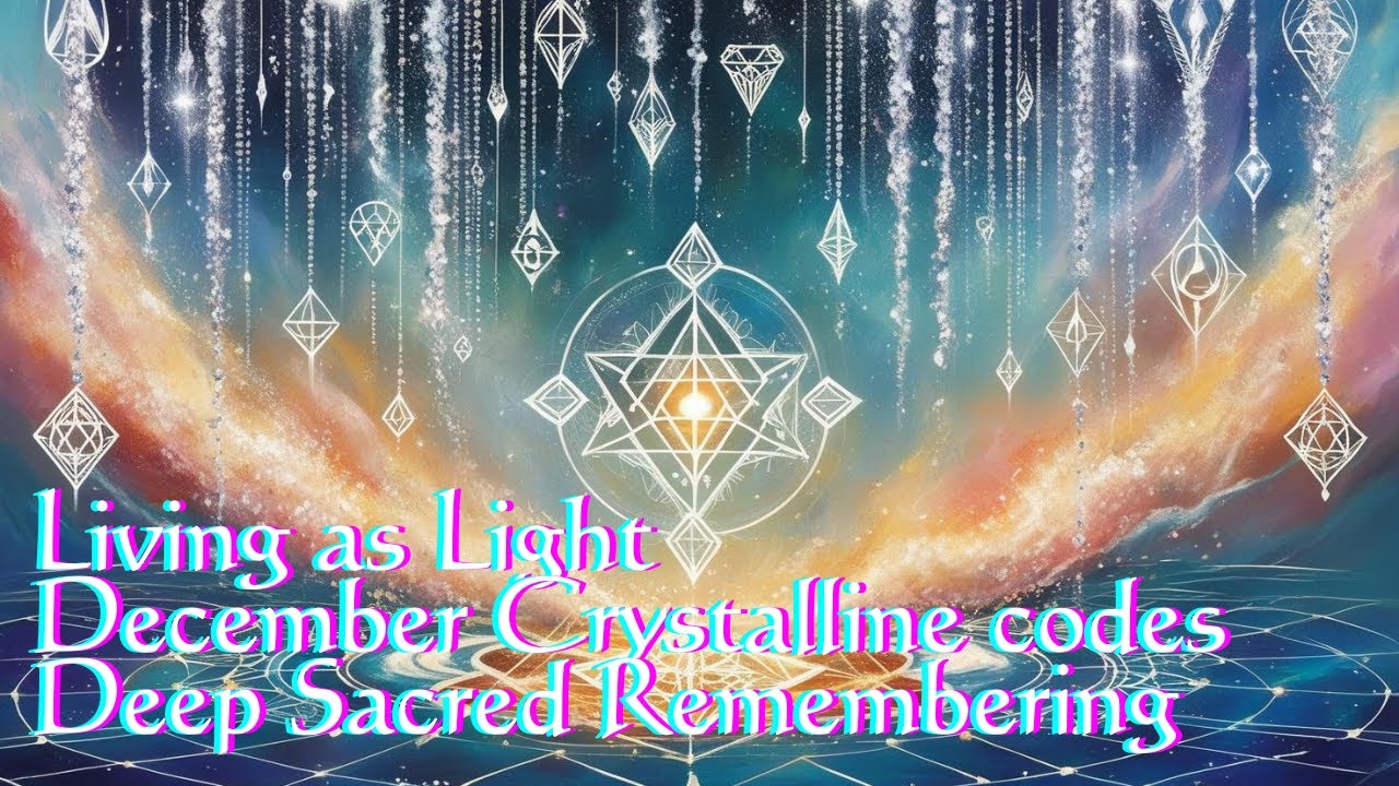 December Crystalline codes, Clearing Akash, Parallel realities, Becoming Lightbeings, Energy ...
