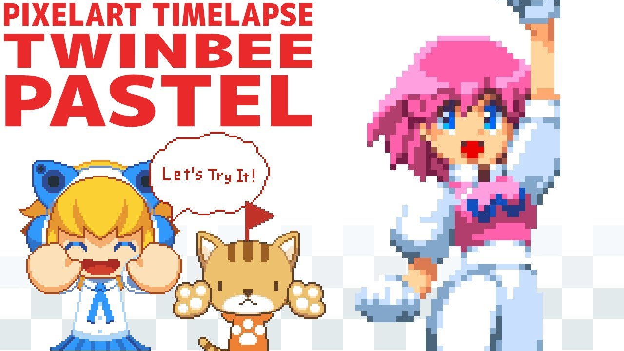 [pixelart] TwinBee Pastel - YouTube