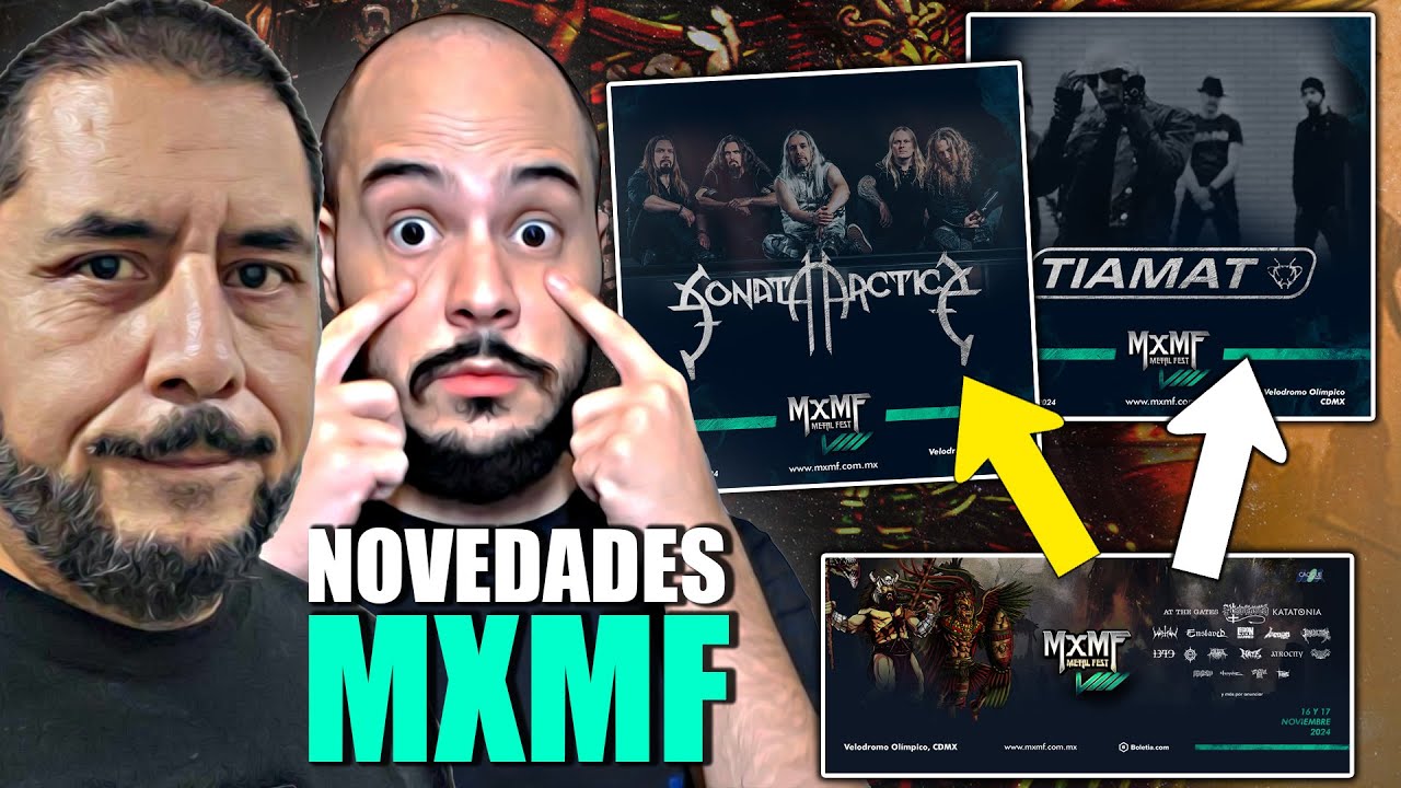SONATA ARCTICA, TIAMAT y MUCHO MÁS al MXMF 2024 | Comentamos todas las novedades con AMUSIA ...
