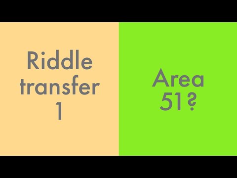 Riddle Transfer 1 - YouTube