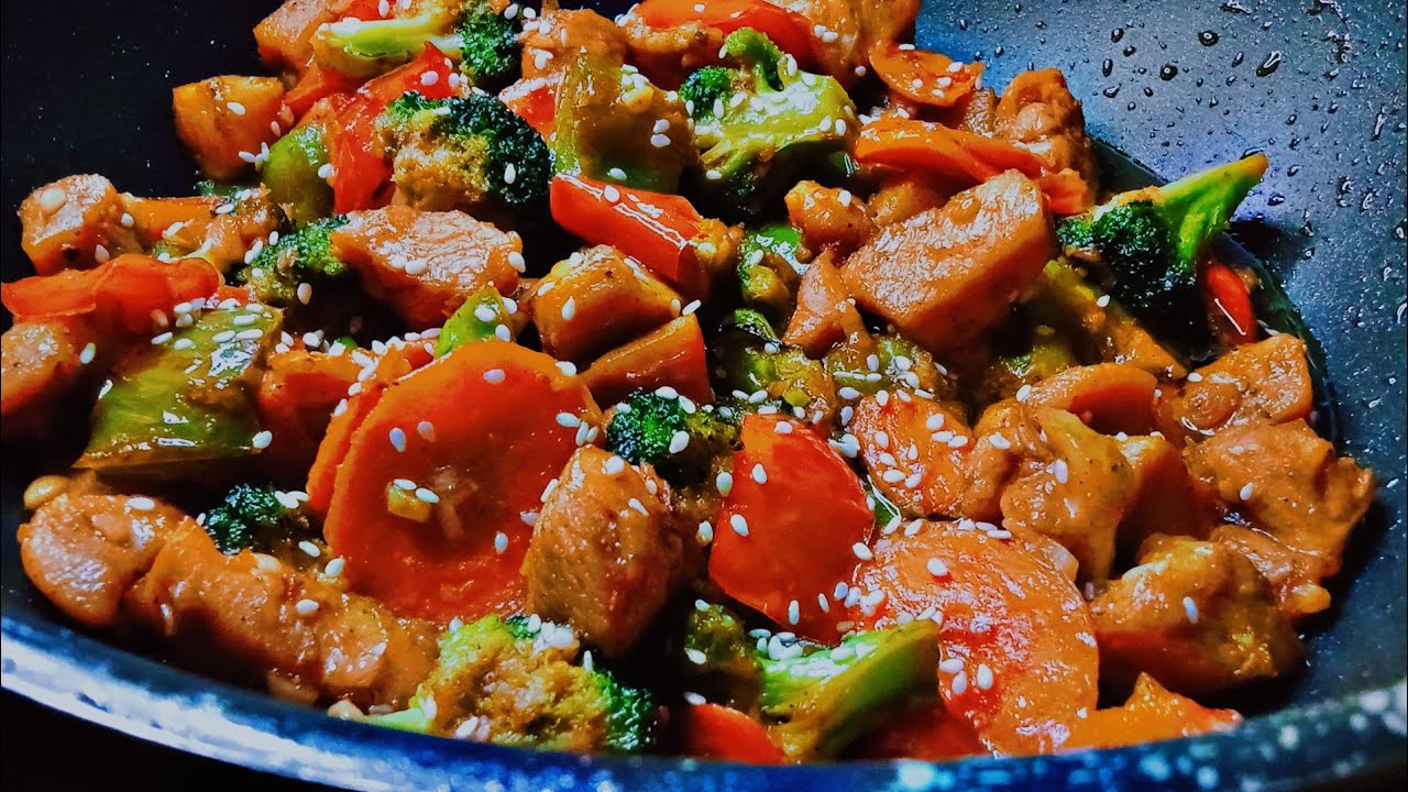 Chicken Stir-Fry Recipe/Kolay Tavuk Tarifi /Oson va mazali tovuq ...