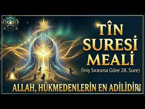 Tîn Suresi Meali | İniş Sırasına Göre 28. Sure (İlahi)