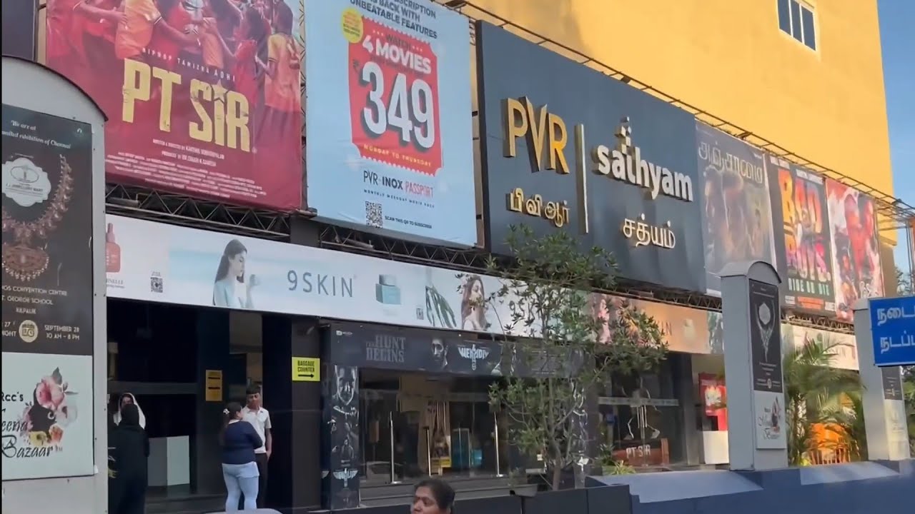 1st time to The iconic Sathyam Theatre! - YouTube