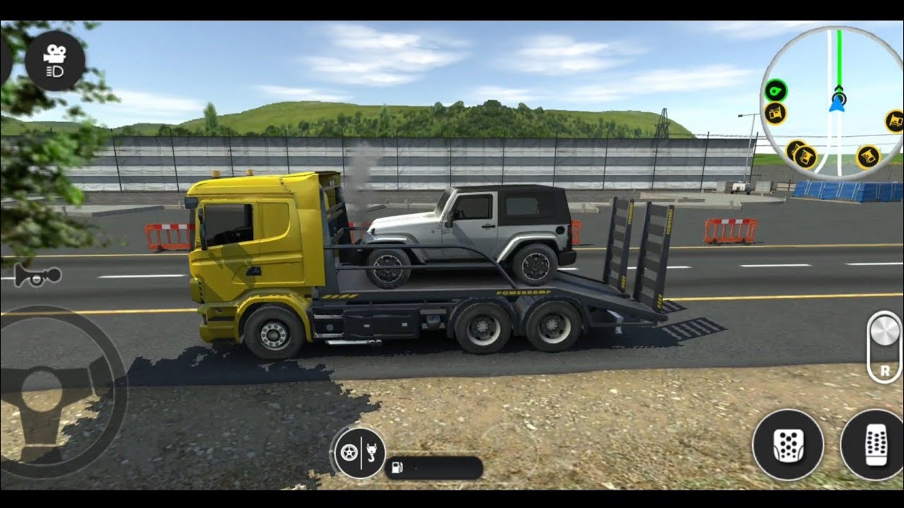 Drive Simulator 2020- Android Gameplay #truck. Dump truck, loader, car ...