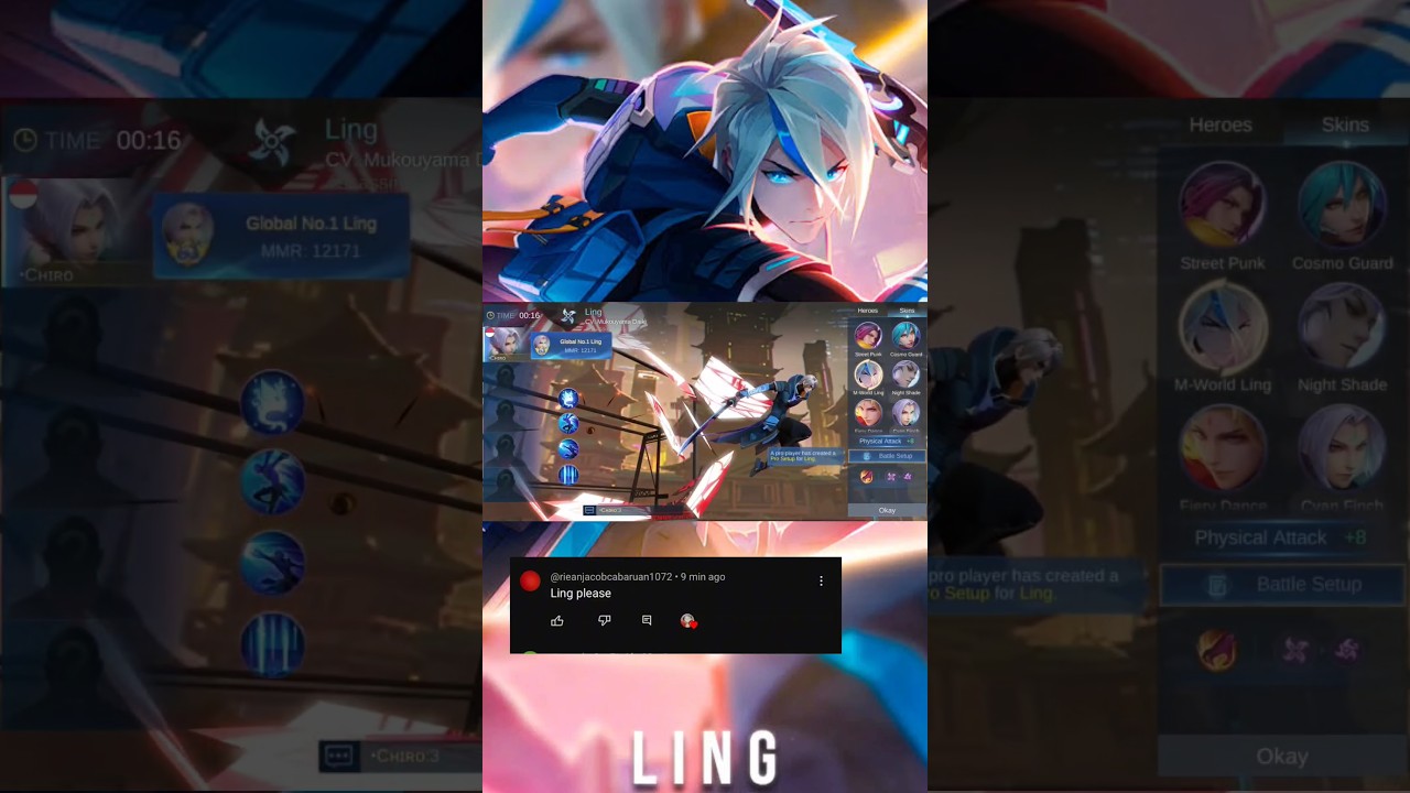 Ling fake mmr #mlbb #shorts #viral - YouTube