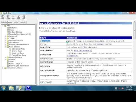 AutoIt Tutorial Part 12 - YouTube