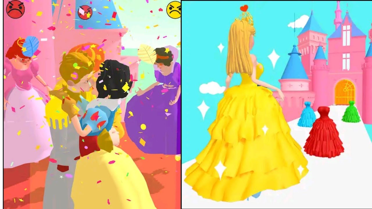 Princess Run 3D👸🌹💃|| princess run all levels of gameplay - YouTube
