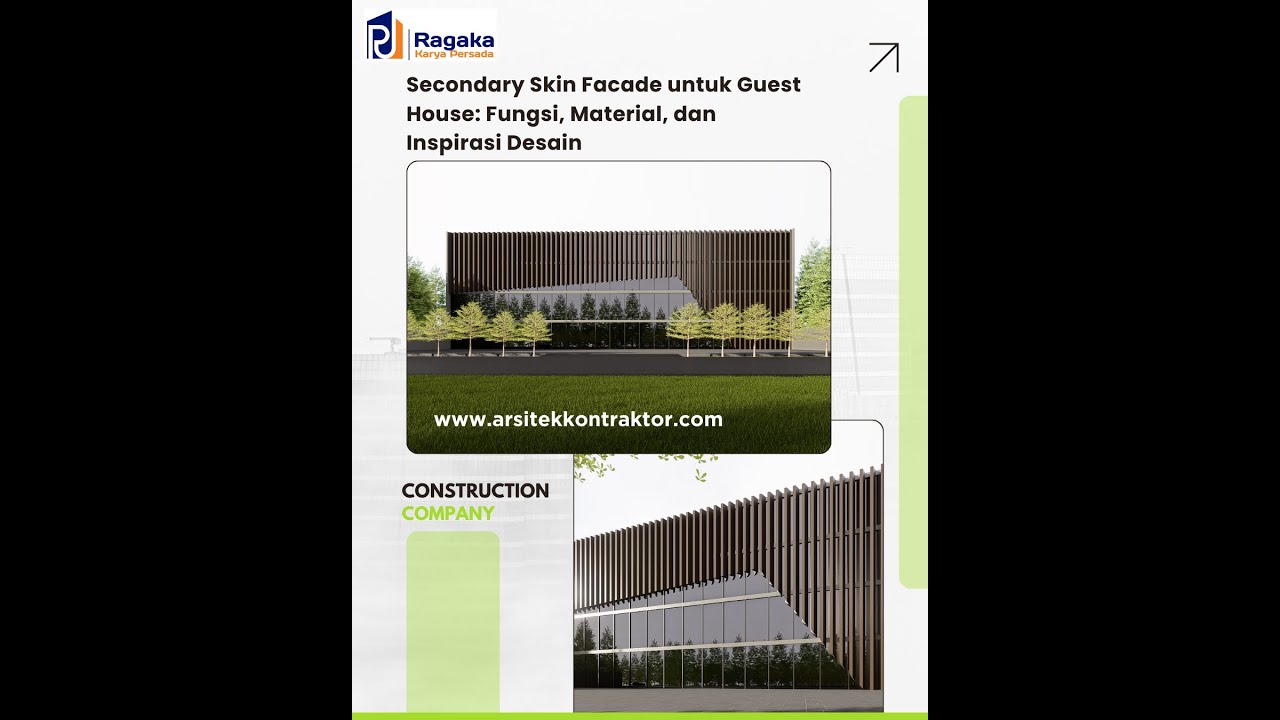 Secondary Skin Facade Guest House, Ragaka Konstruksi Malang Jatim, Jasa ...