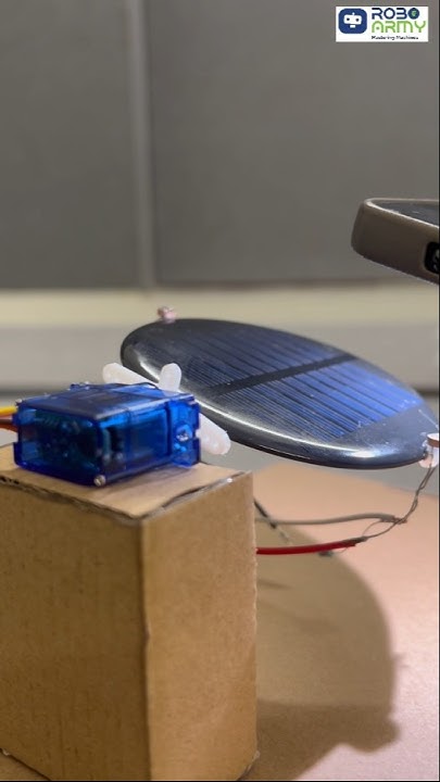 DIY Solar Tracker Using Arduino #roboarmy #scienceproject #arduinoproject #solartracker - YouTube