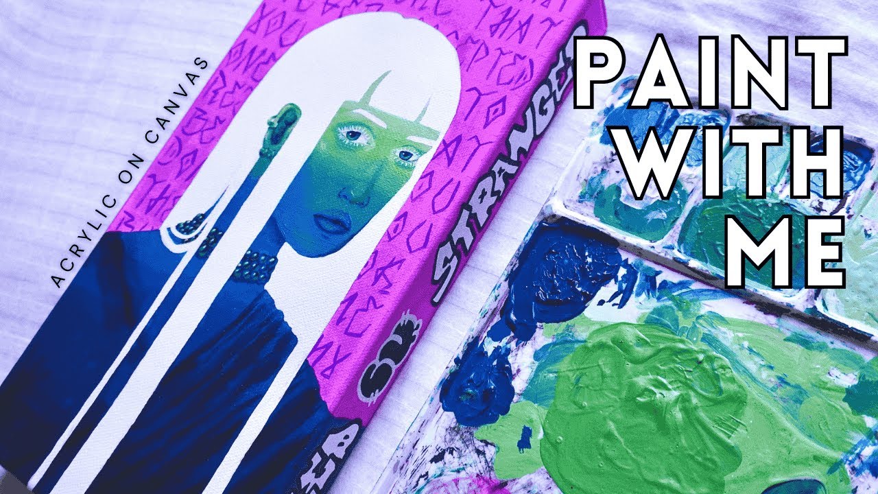 Painting Process Start to Finish 🎨 paint and chat - YouTube