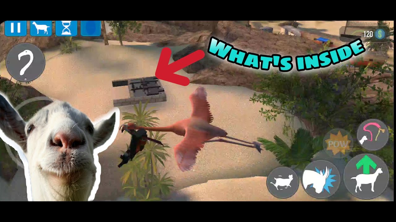 Goat simulator | How to open Hidden Hill Vault in Goat simulator (goat ...