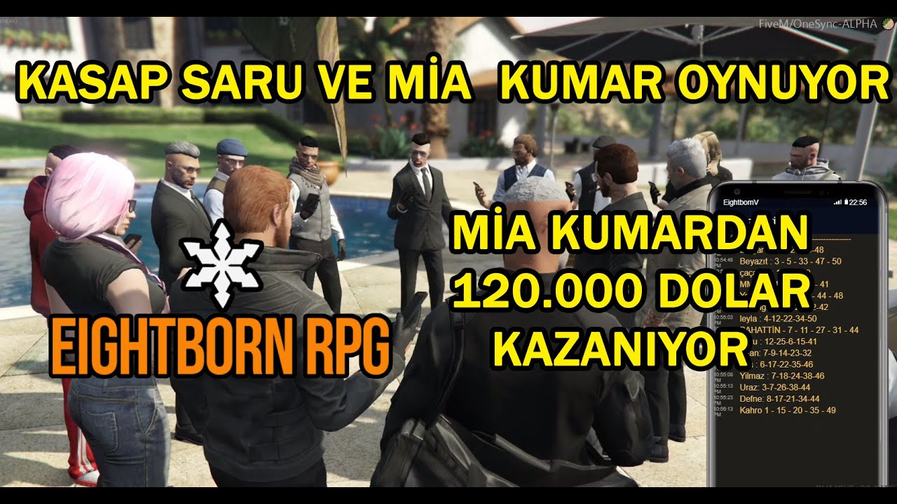 KASAP SARU VE MİA CARTER KUMAR OYNUYOR - 120K KAZANIYOR! EİGHTBORNV RP ...
