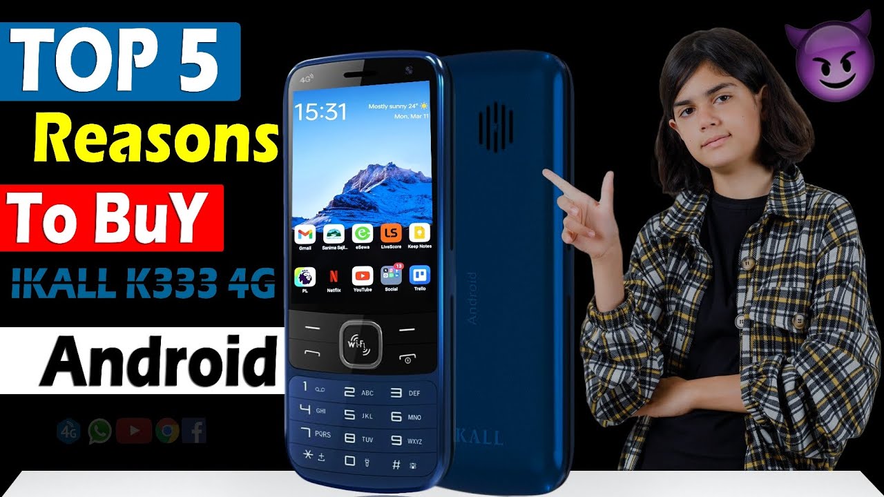 Top 5 Reasons To BuY iKall K333 4G Android Keypad Phone in 2024 ☠️🔥 ...