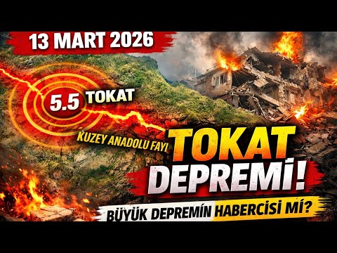 Tokat’ta 5.5 Deprem! Büyük Depremin Habercisi mi? #deprem #tokat #kuzeyanadolufayı 