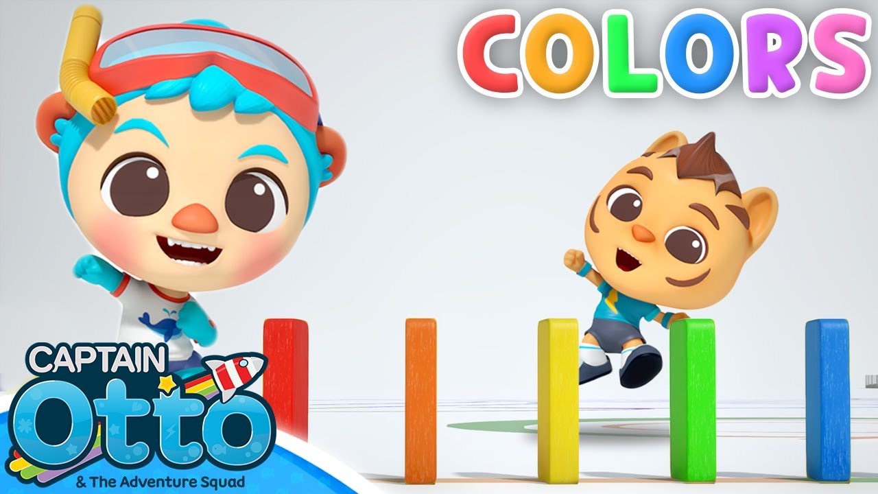 Otto's Color Play + Detective songㅣLearn ColorsㅣColoring FunㅣDomino ...