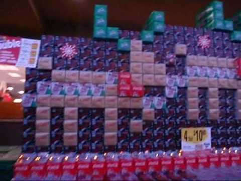 Coca Cola christmas display - YouTube