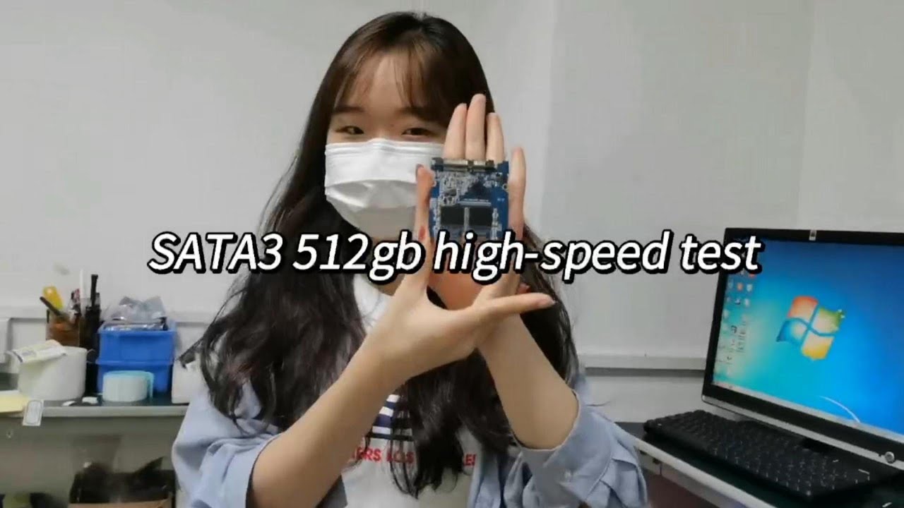 It turns out that pretty girls also like this brand of SSD - YouTube
