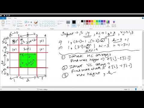 1465. Maximum Area of a Piece of Cake After Horizontal and Vertical ...