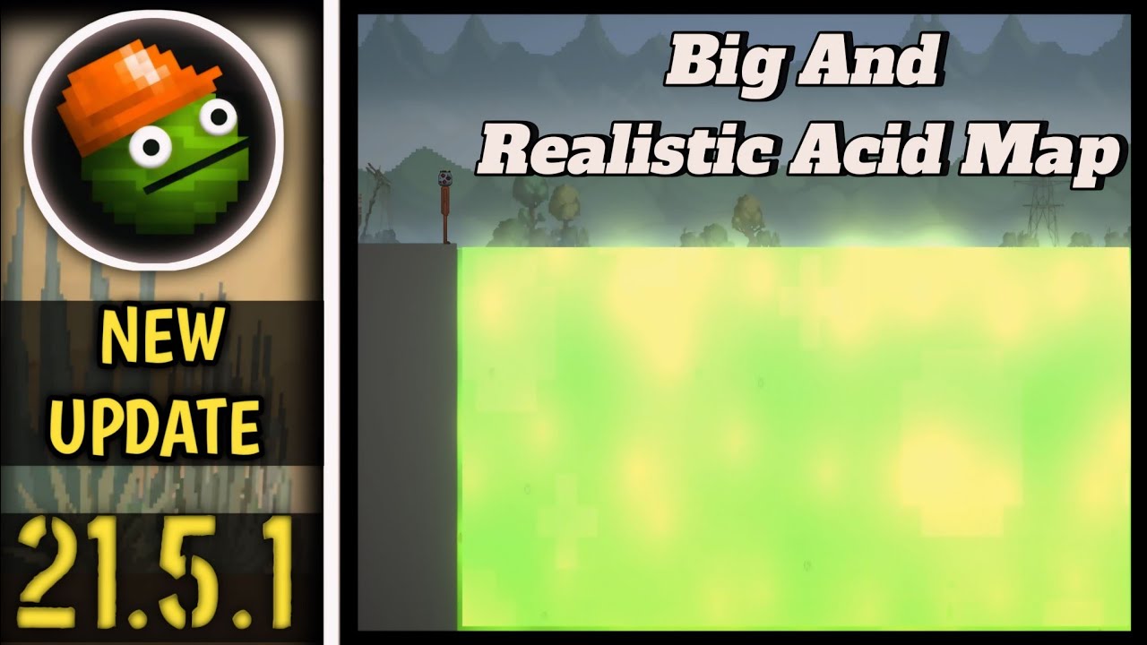 Melon Playground Big And Realistic Acid Map Create [How to Create Big ...