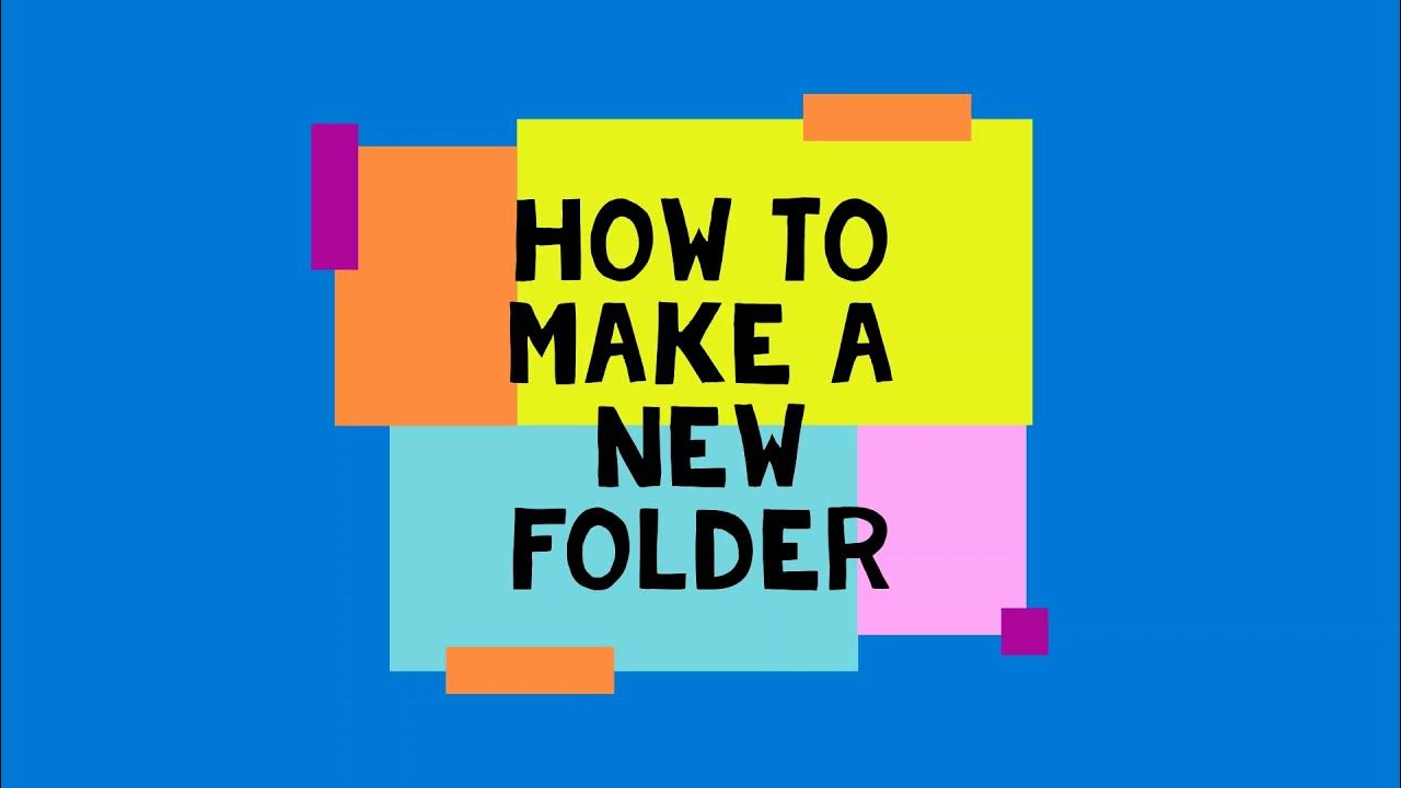 How To Make A New Folder In PC easy Tutorial For Beginner T For TECH how-to-make-a-new-folder-in-pc-easy-tutorial-for-beginner-t-for-tech