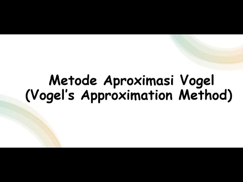 Vogels Approximation Method/VAM (Part 3) - YouTube