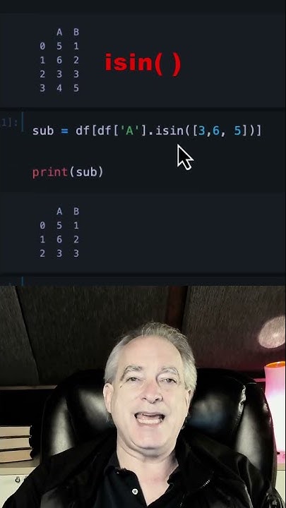 Select Pandas DataFrame rows using a list of values - YouTube