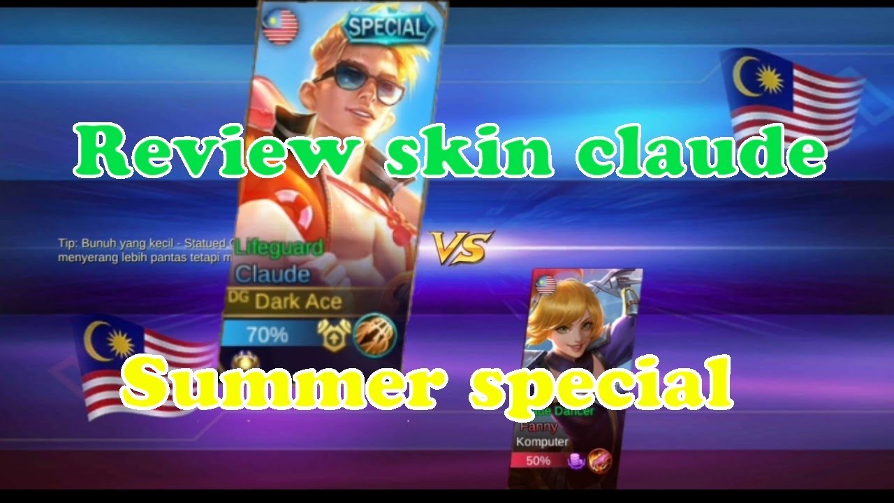 Review skin claude special!!!! Plz subscribe - YouTube