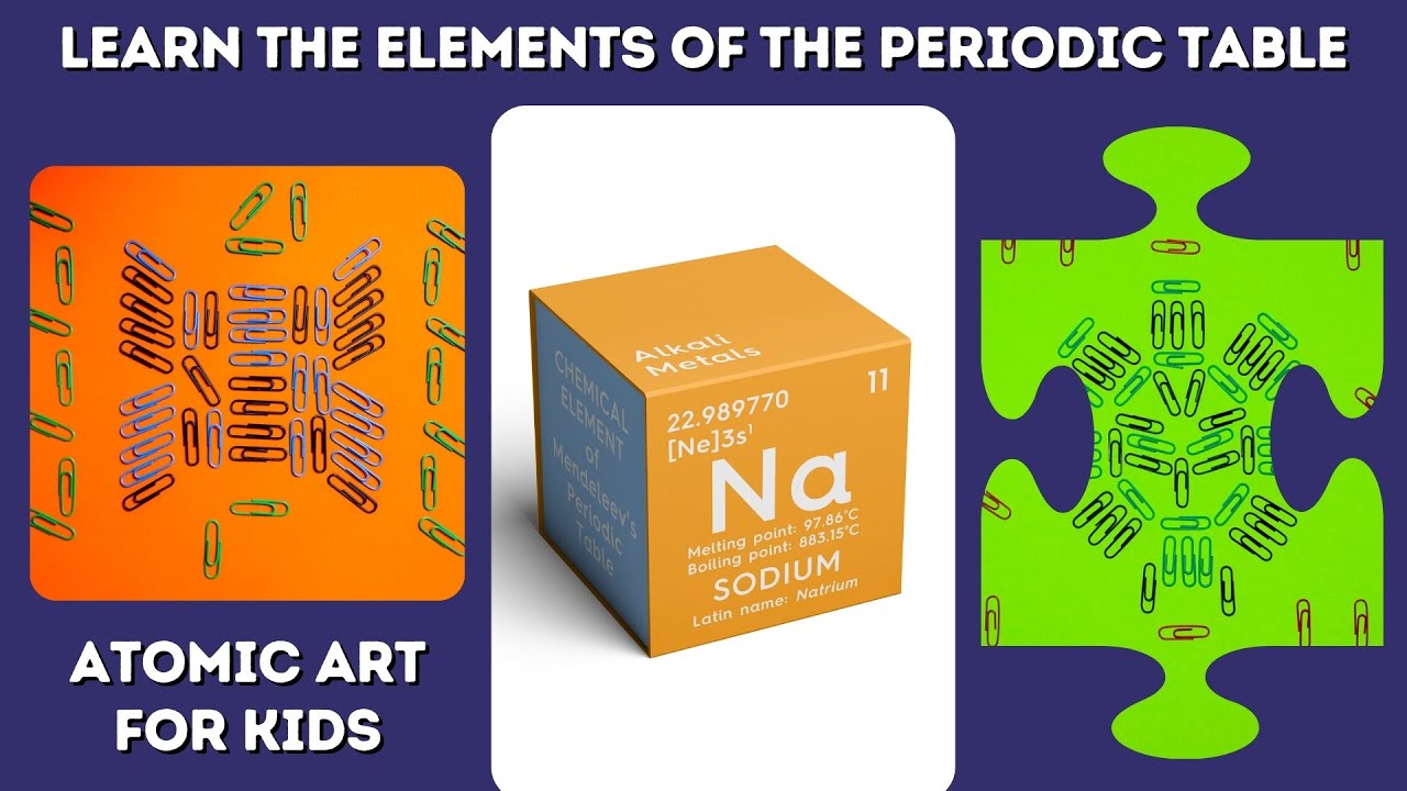 Sodium - Learn the Elements of the Periodic Table - Atomic Art for Kids ...