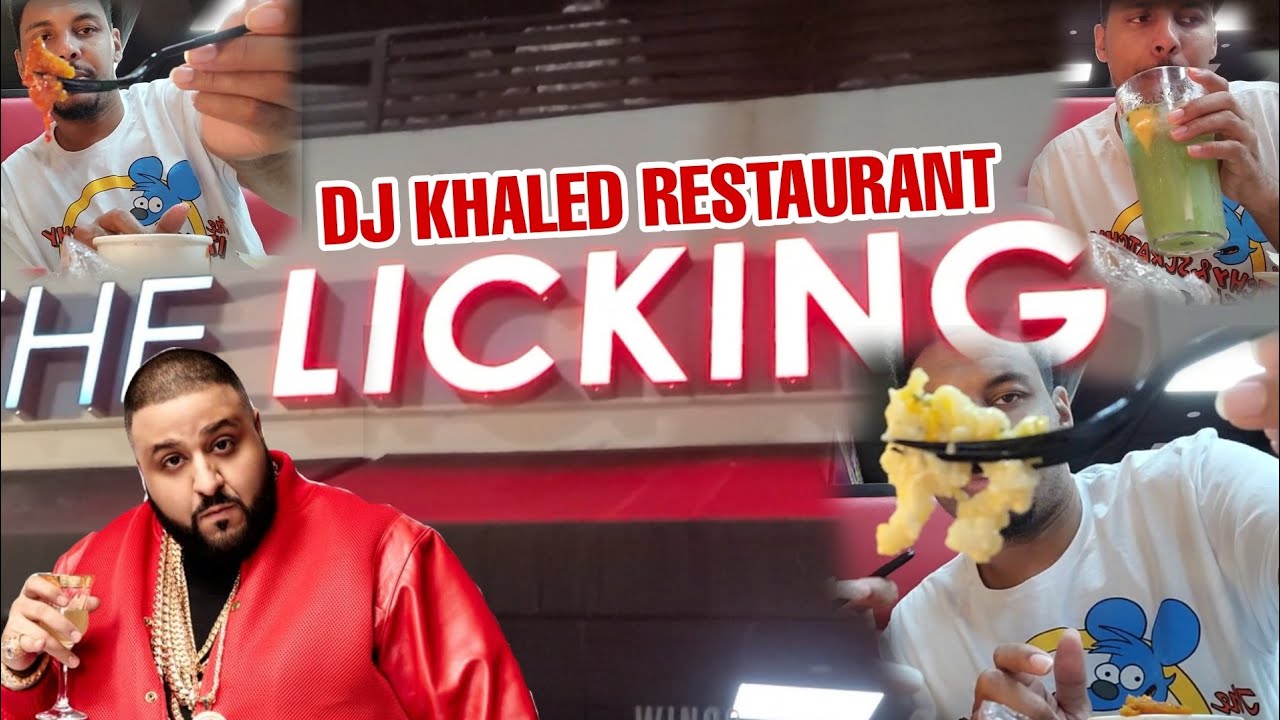DJ KHALED RESTAURANT THE LICKING STRAIGHT FORWARD FOOD REVIEW #djkhaled ...