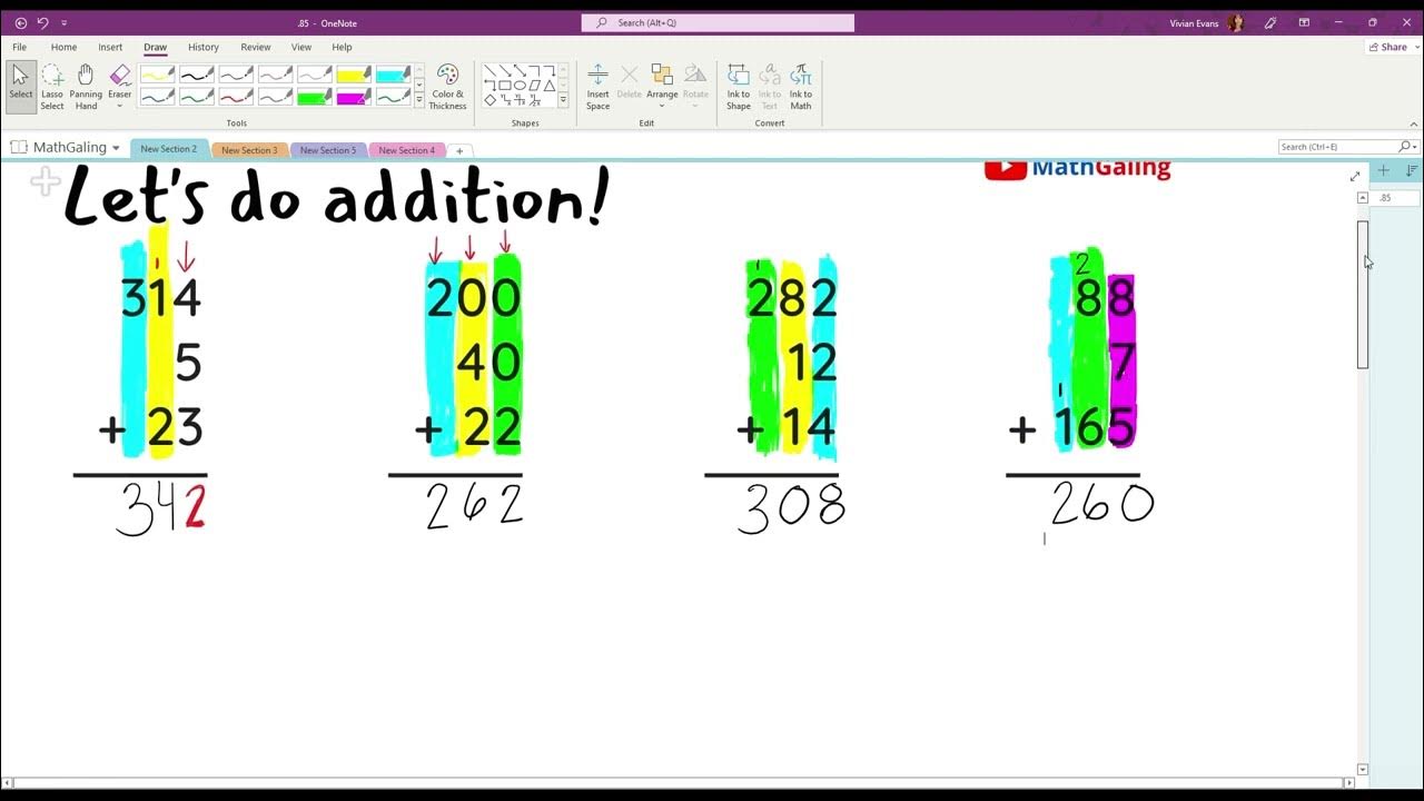 [TAGALOG] Addition of Multidigit Numbers | Adding Multi-Digit Numbers | Paano Mag Add ...