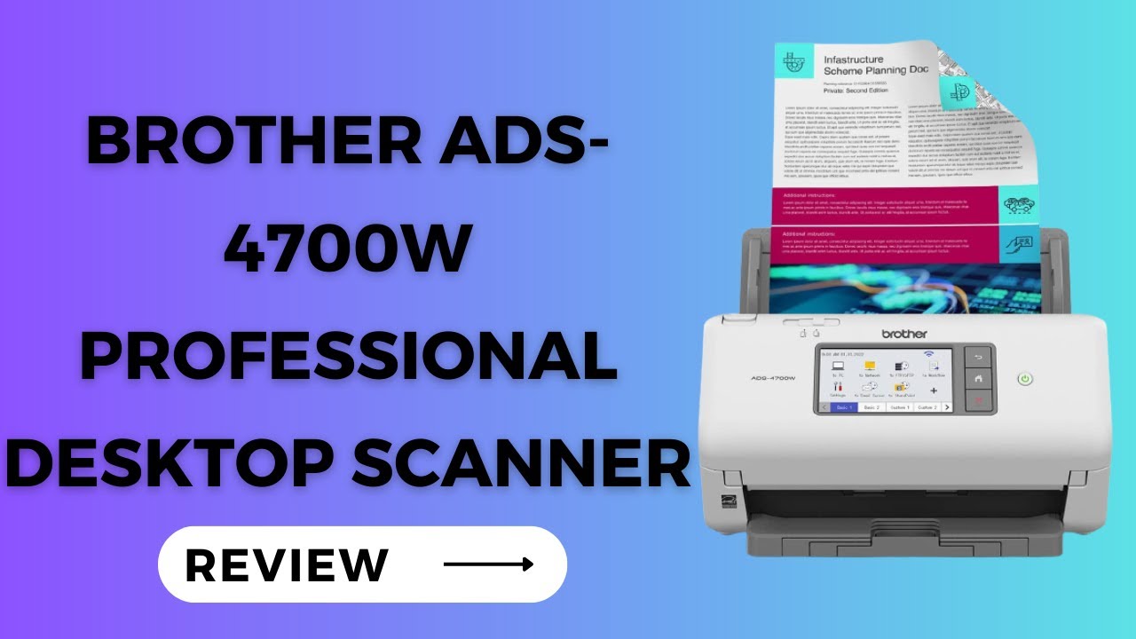 Brother ADS-4700W: The Ultimate Professional Desktop Scanner for Your ...